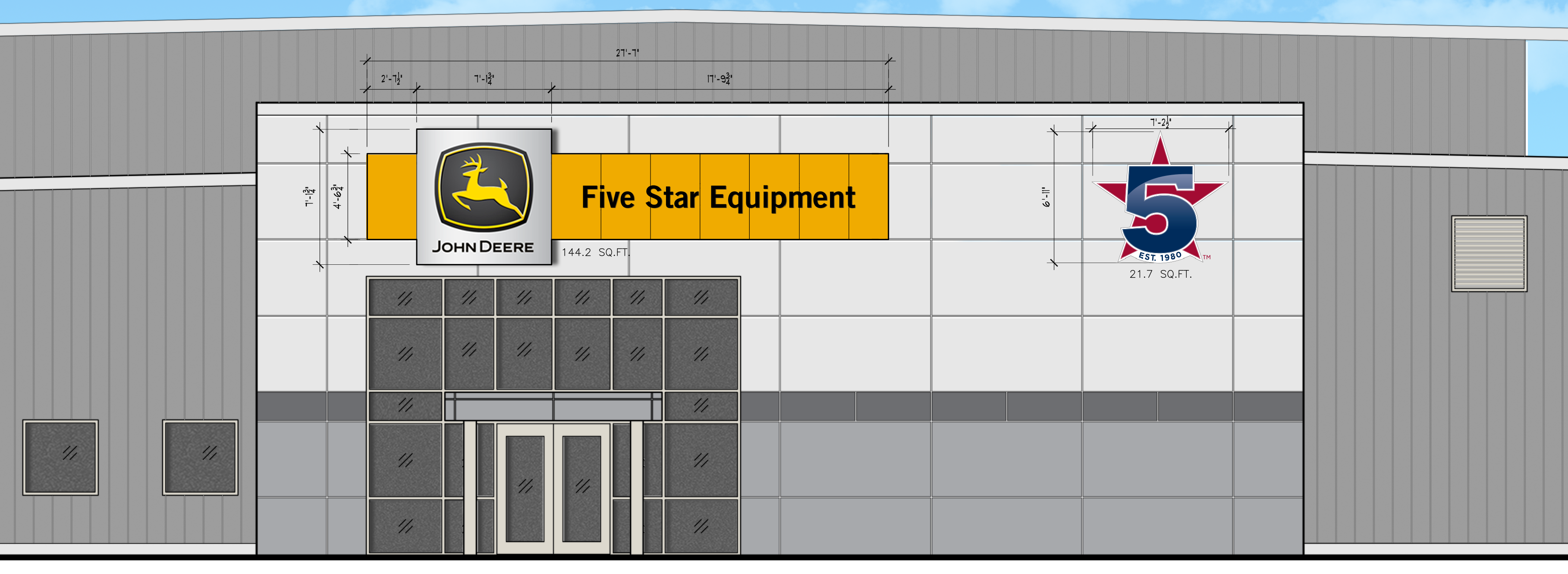 Five Star Equipment Sign Package
