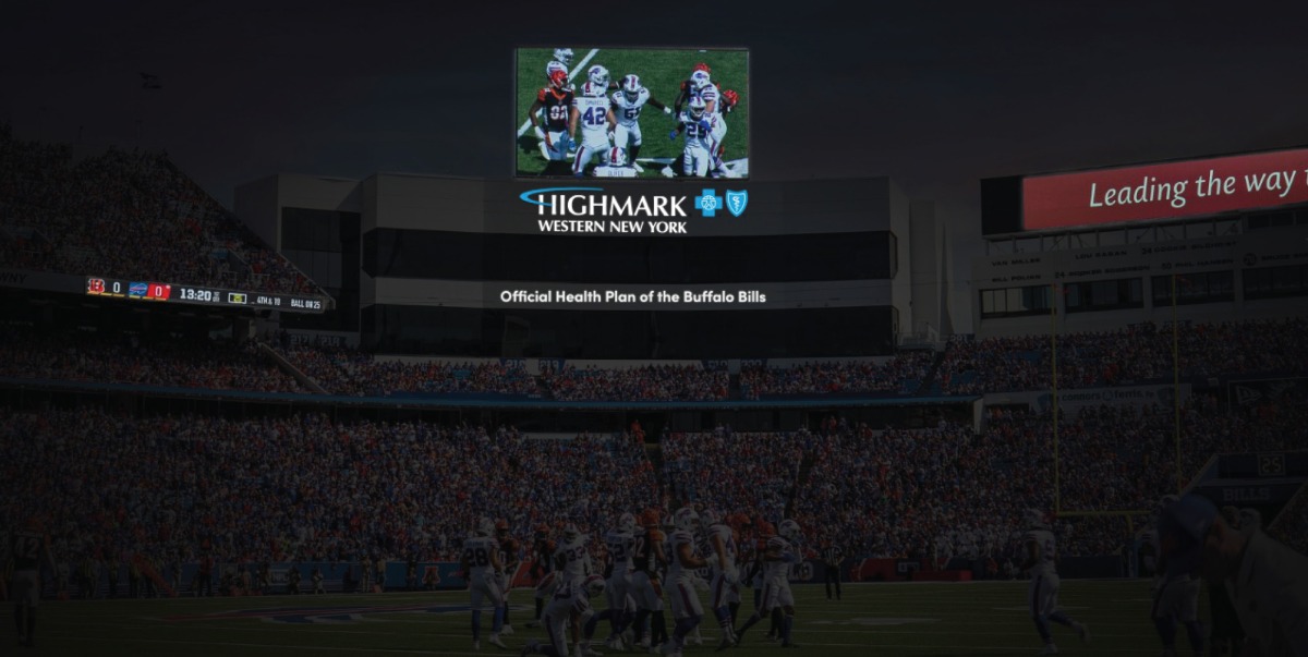 Buffalo Bills Highmark Stadium Rebrand | Flexlume