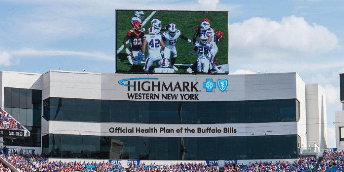 Buffalo Bills Highmark Stadium Rebrand | Flexlume